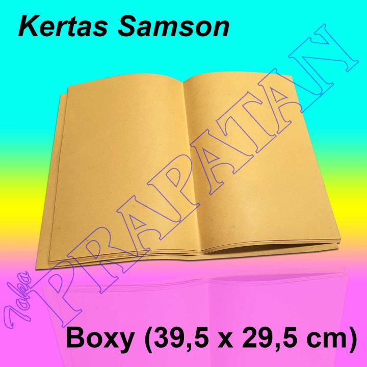 Sampul Buku Coklat Samson Boxy (20 lembar) | Lazada Indonesia