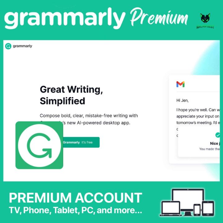 Grammar Premium Account Autorenewal Check Grammar | Lazada PH