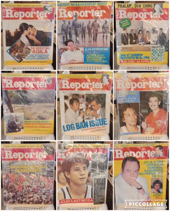 PILIPINO REPORTER MAGASIN VINTAGE MAGAZINES | Lazada PH