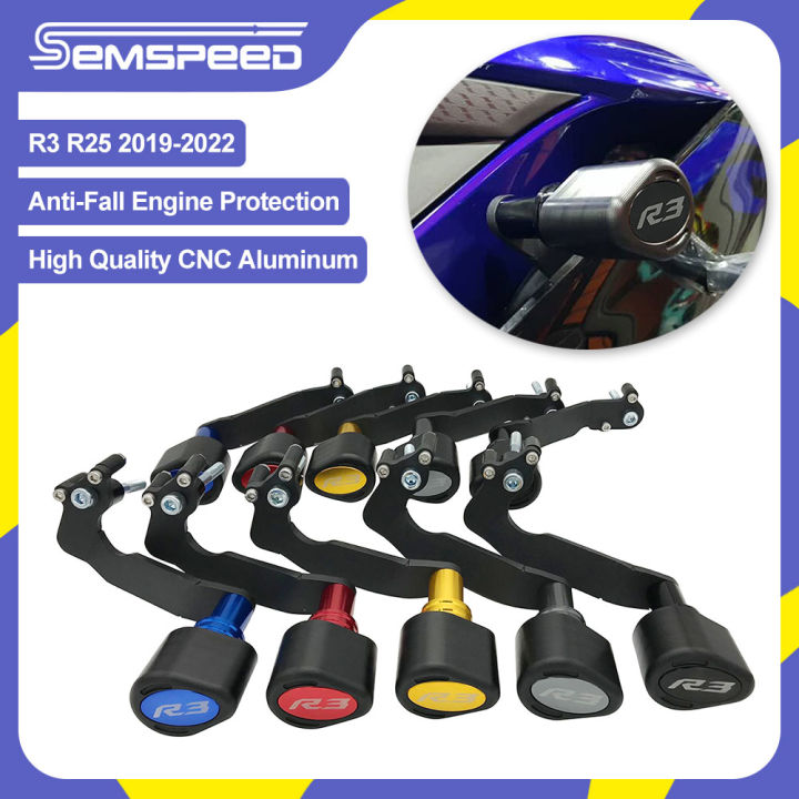 SEMSPEED Motorcycle Engine Fairing Frame Body Falling Anti Crash Pad ...