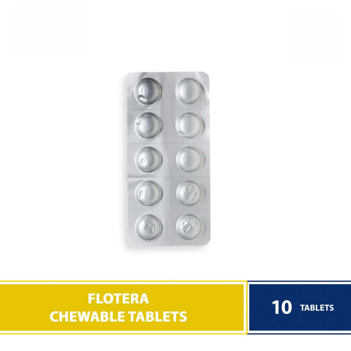 Flotera Chewable Tablet 10s (100 million Colony Forming Units (CFU ...