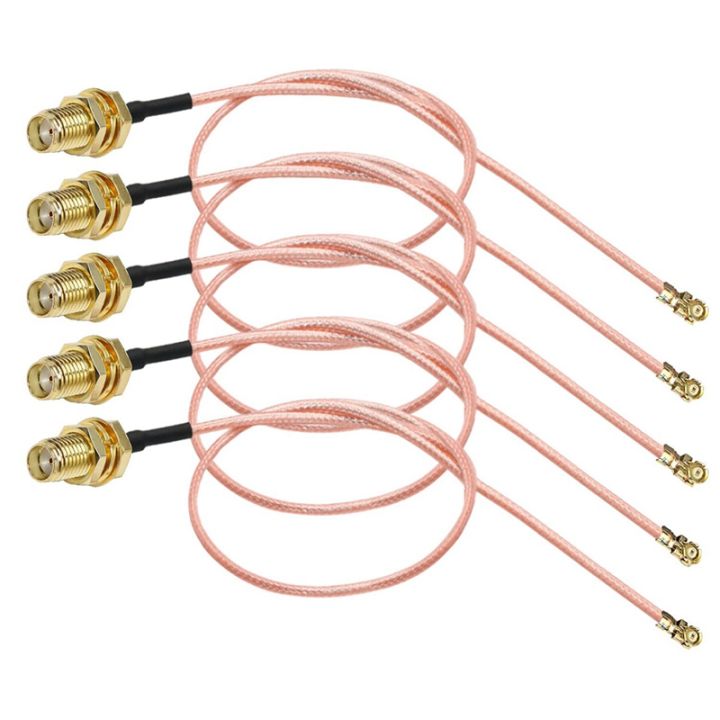 5 Pcs SMA Connector Cable Female to UFL/U.FL/IPX/IPEX RF or NO ...
