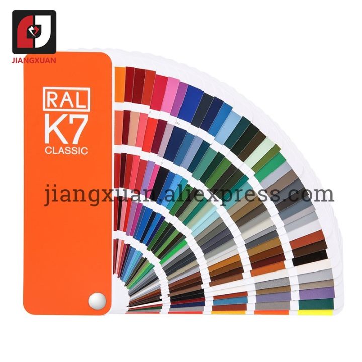 Original Germany RAL Color Card International Standard Ral K7 Color ...