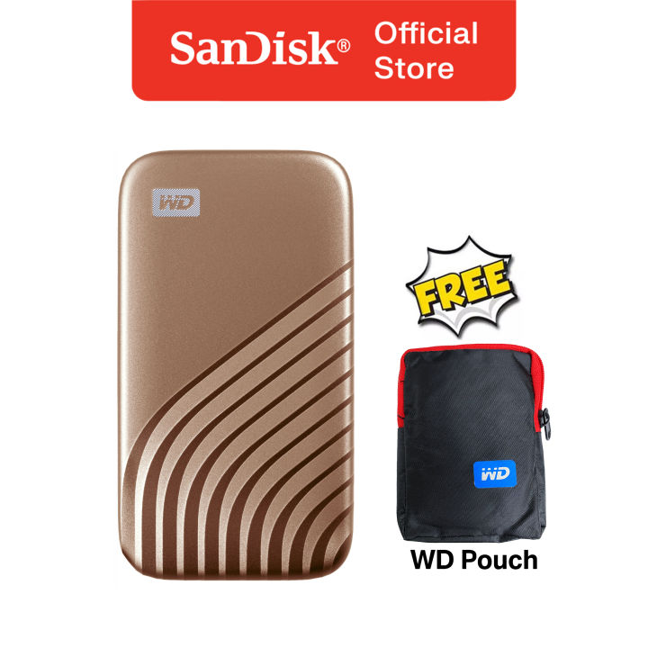WD My Passport SSD 500GB Portable SSD with FREE WD Pouch ~Choose Your ...