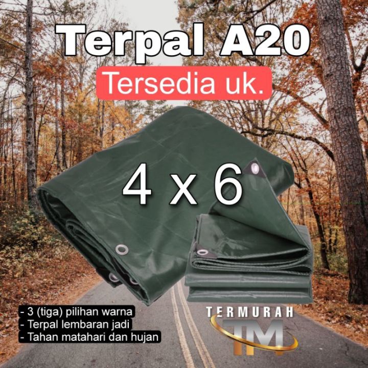 Terpal Terpaulin A20 KOREA ukuran 4x6 meter | Lazada Indonesia