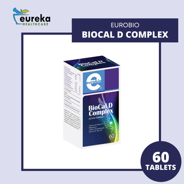EUROBIO BIOCAL D COMPLEX (60'S / 60'S X 2) | Lazada