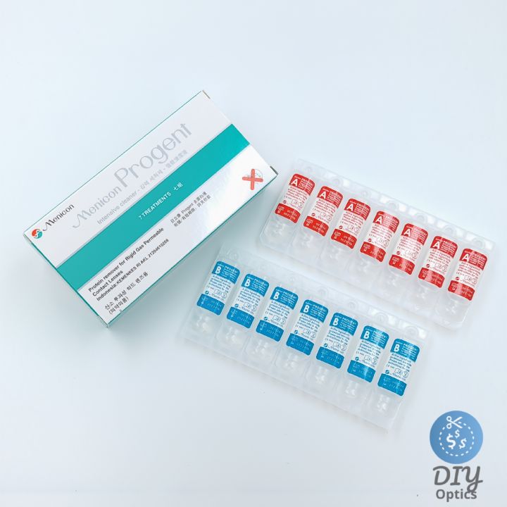 Menicon Progent Intensive Cleaner A and B for RGP Semi Hard Lens ...