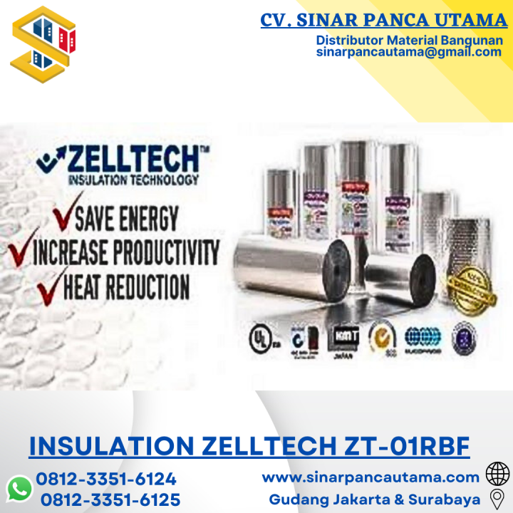 JUAL INSULATION ZELLTECH ZT-01RBF INSULATION BUBBLE DAN DIAMOND SHAPES ...