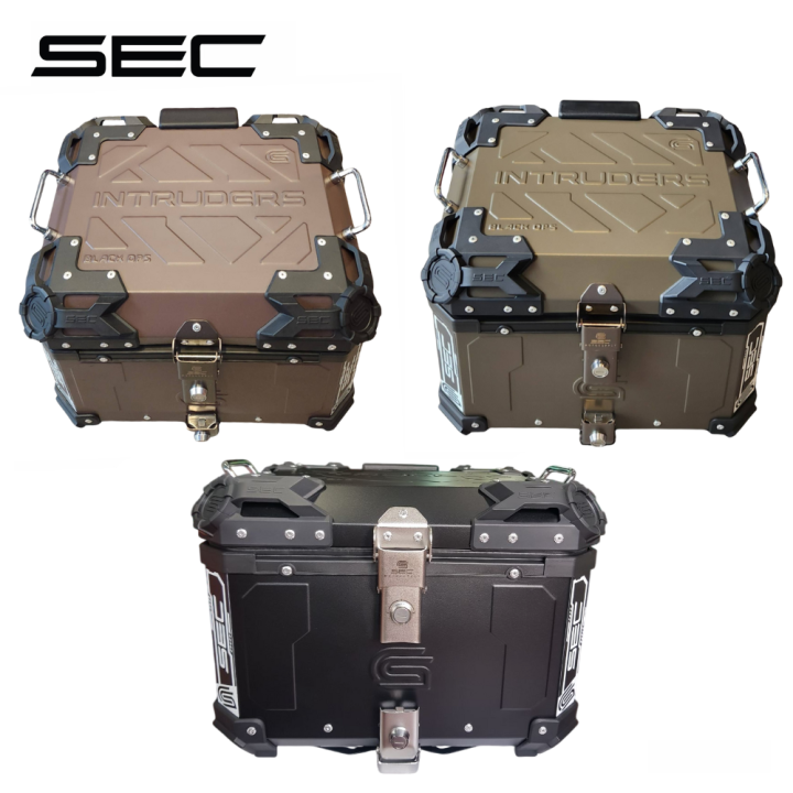 SEC Topbox 45 Liters Top Box for Motorcycle Alloy Box Series 86 ...