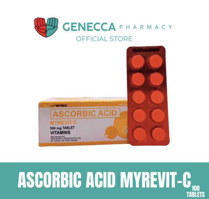 Ascorbic Acid Myrevit-C Tablet 500mg | Lazada PH Ascorbic Acid Myrevit-C Tablet 500mg | Lazada PH
