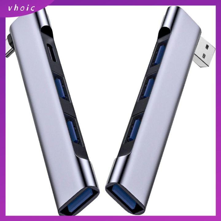 VHOIC Universal Docking Station Splitter 4 IN 1 OTG Adapter PD Charging ...