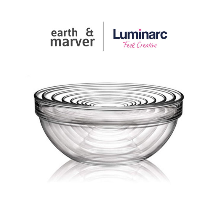 Luminarc Empilable Mixing Bowl / Stackable / Salad Bowl / Glass ...