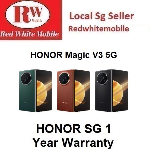 Honor Magic V3 5G 12/512GB พร้อม $100 NTUC Voucher,HONOR SuperCharge ...