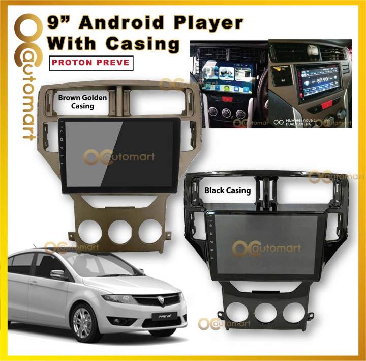 9 Inch IPS SCREEN ANDROID PLAYER WITH CASING PROTON PREVE (Black) | Lazada