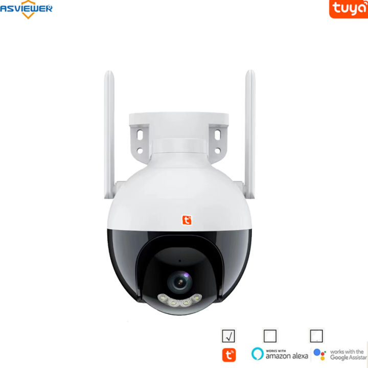 HD 3.0MP Smart Life IP WiFi PTZ Camera Outdoor Human Detection 2 way ...