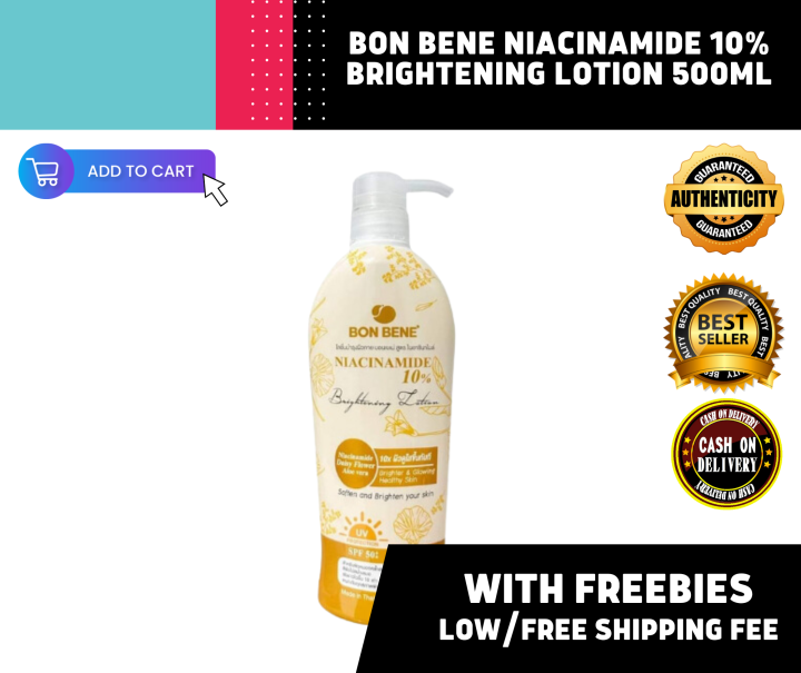 BON BENE NIACINAMIDE 10% BRIGHTENING LOTION 500ML | Lazada PH