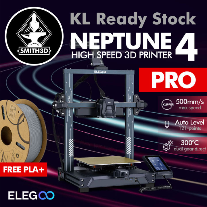 ELEGOO Neptune 4 / Neptune 4 Pro 3D Printer, 500mm/s High-Speed Fast ...