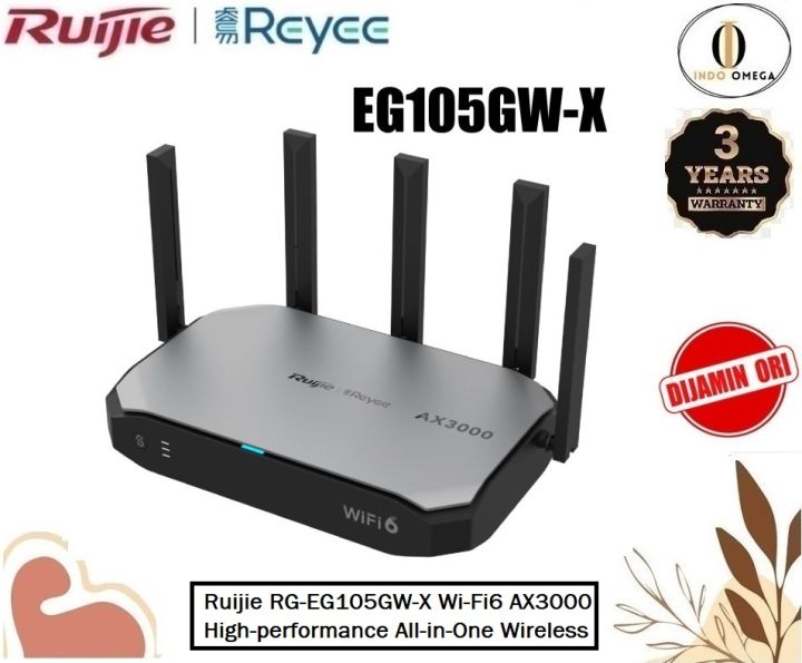 Ruijie RG-EG105GW-X Wi-Fi6 AX3000 High-performance All-in-One Wireless ...