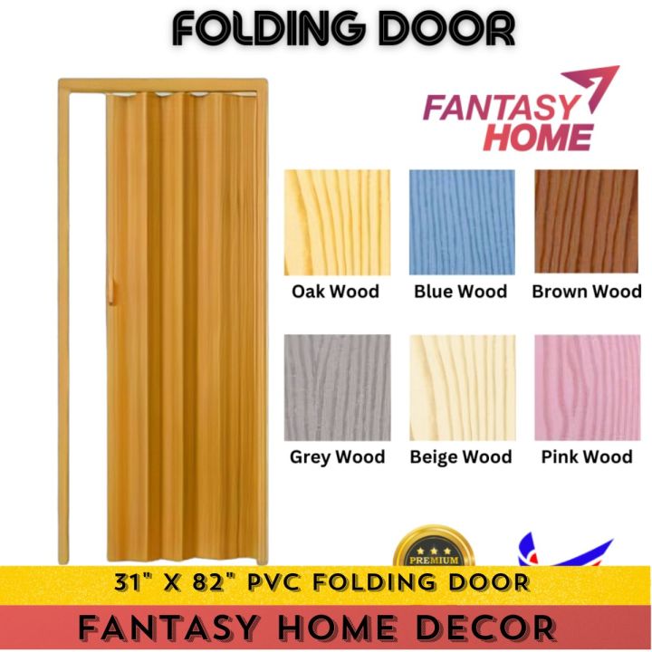 Pintu Tandas Lipat 31" x 82"/PVC Folding Toilet Door & Room Divider ...