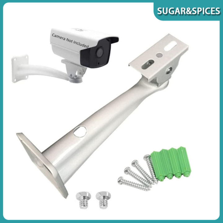 CCTV Camera Wall Mount Bracket Long Arm Adjustable Surveillance Camera ...