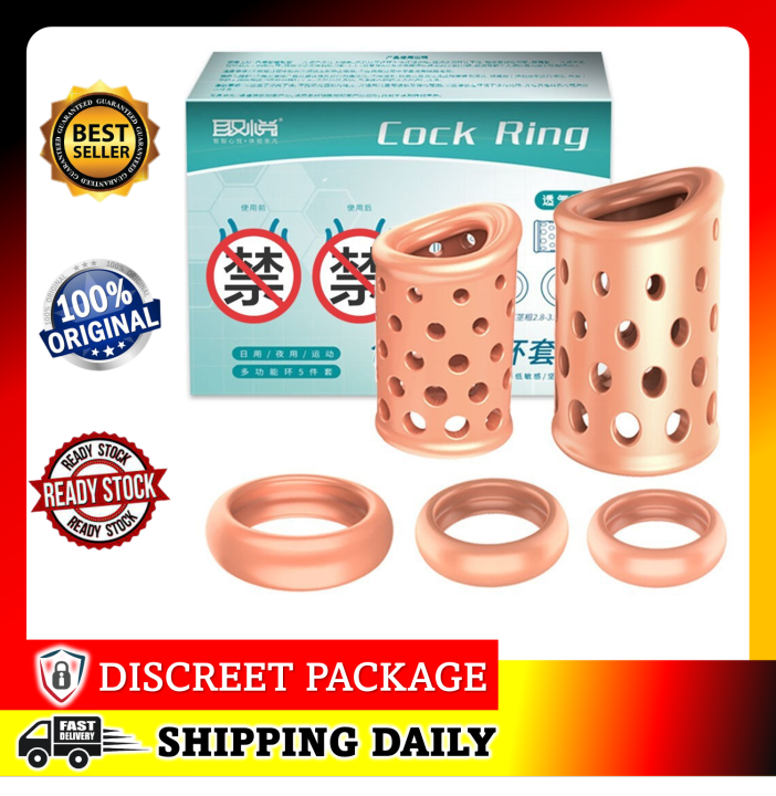 Sleeve Set 5pcs Foreskin Correction Male Delay Ring Condom | Lazada