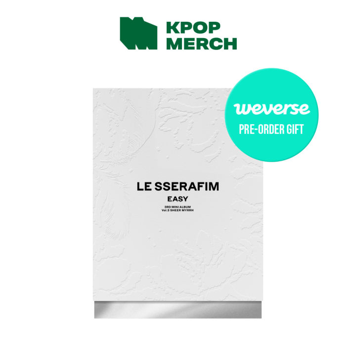 [+Weverse Gift] LE SSERAFIM - 3rd Mini Album [ EASY ] Photobook Ver ...