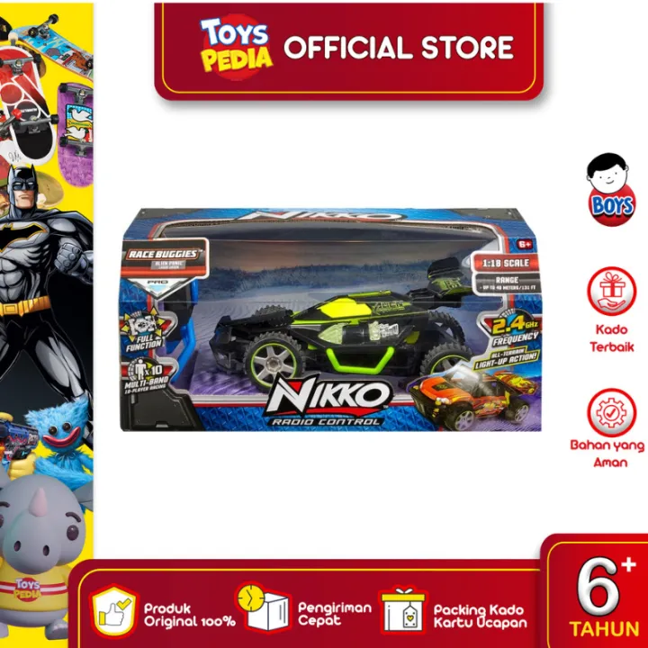 Mainan Radio Control Nikko RC Race Buggies - Alien Panic Green | Lazada ...