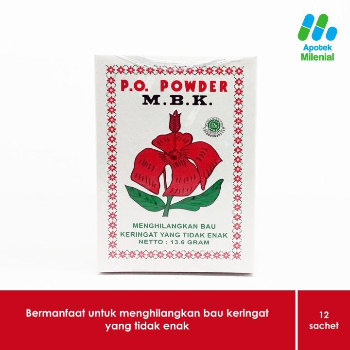 Po Powder Mbk Putih Box Isi 12 Sachet | Lazada Indonesia