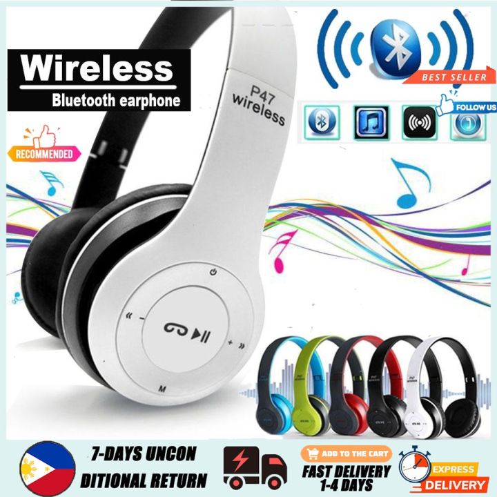 P47 headphones bluetooth wireless headphones【PHK】 Over-Ear Headphone ...