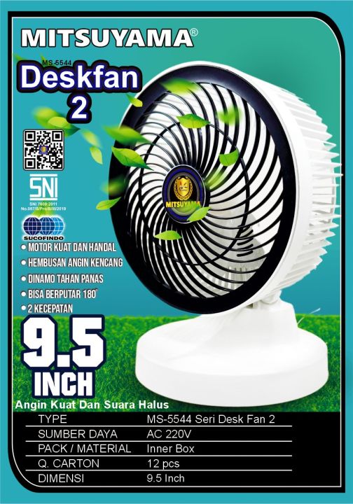 Win Grosir - Kipas Angin Portable Stand 9.5 Inch Mitsuyama MS-5544 Seri ...