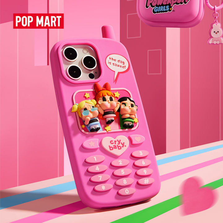 POP MART CRYBABY x Powerpuff Girls Series Phone Case For iPhone 14/15 ...