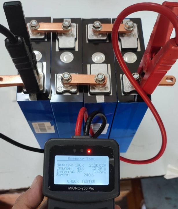 ชุดแบตเตอรี่ลิเธี่ยมไอออนฟอสเฟสLiFePO4 3.2V 25, 35, 53, 66 & 110AH ชุดละ 4 ก้อน (พร้อมส่งในไทย ...