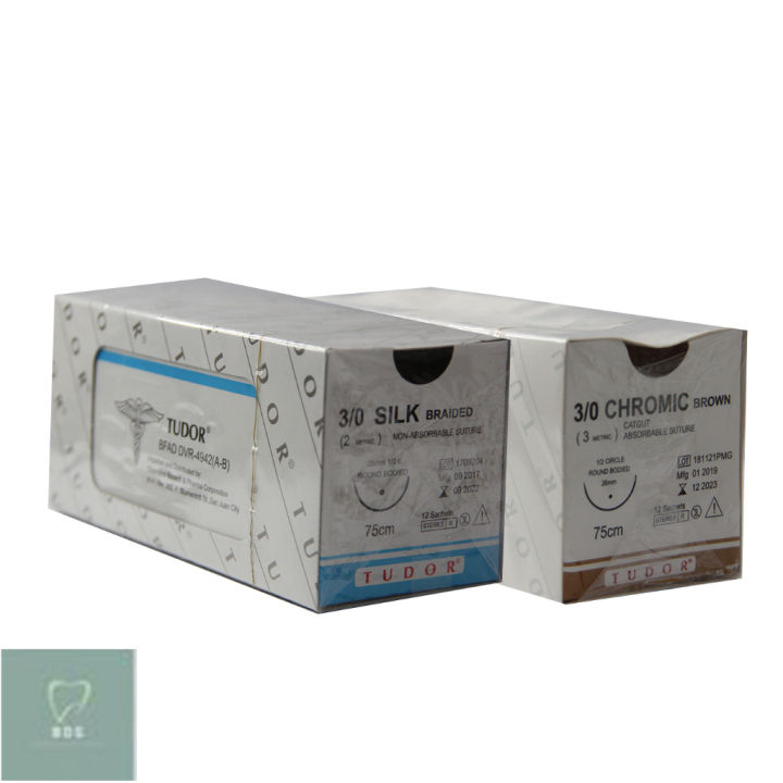 Per Box Sugical Suture Braided Silk (Non-absorbable) / Chromic ...