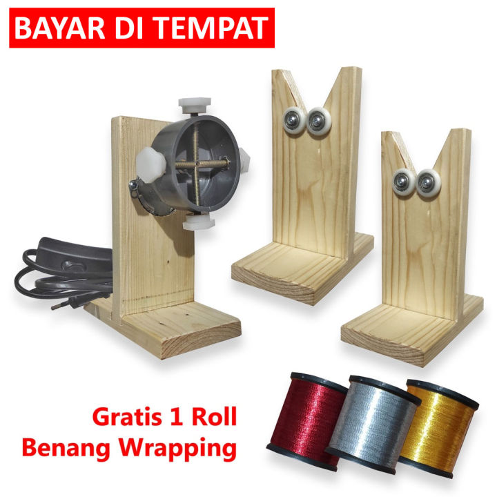 Mesin Rod Dryer 5/6 rpm Pengering Resin Joran Paket Lengkap Bahan Kayu ...