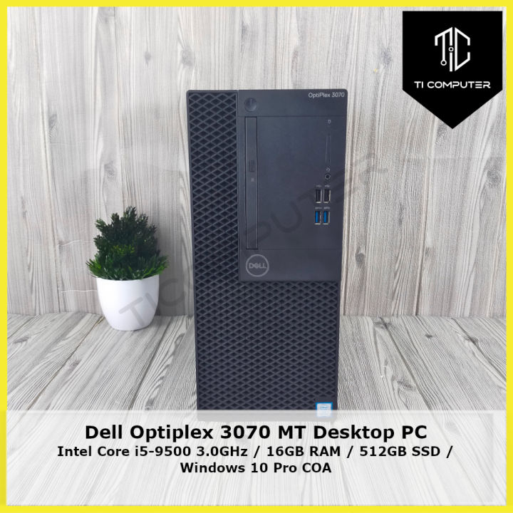 Dell Optiplex 3070 MT Intel Core i5-9500 3.0GHz 16GB RAM 512GB SSD ...