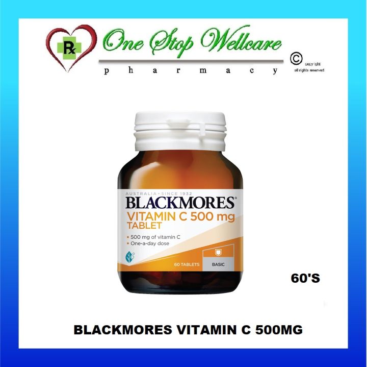 BLACKMORES VITAMIN C 500MG 60'S (EXP:03/2027) | Lazada