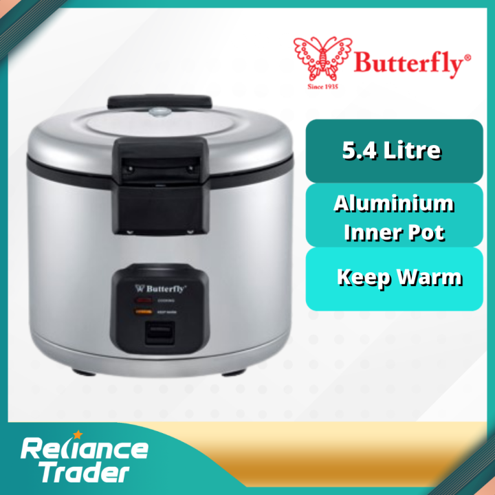 BUTTERFLY 5.4 LITRE COMMERCIAL ELECTRIC RICE COOKER BRC-6060 BRC-6066 ...