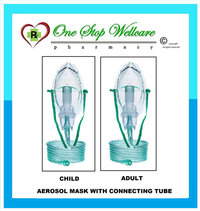 AEROSOL MASK WITH CONNECTING TUBE (ADULT / CHILD) | Lazada