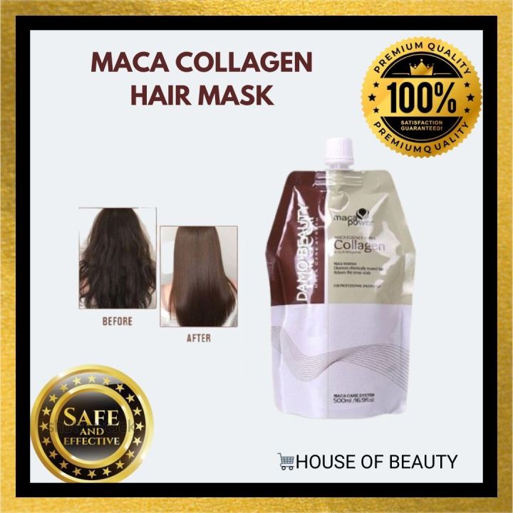Maca Essence Repair Collagen Hair Mask | 500mL Pouch | Lazada PH