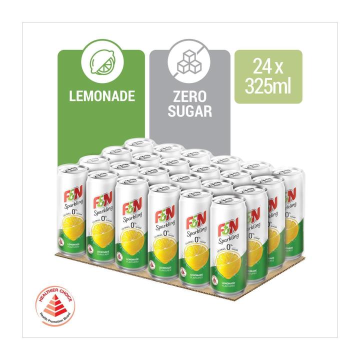 F&N Sparkling Zero Lemonade 325ML X 24 | Lazada Singapore