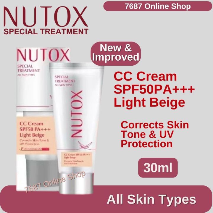 NUTOX Special Treatment CC Cream SPF50 PA+++ Light Beige - All Skin ...