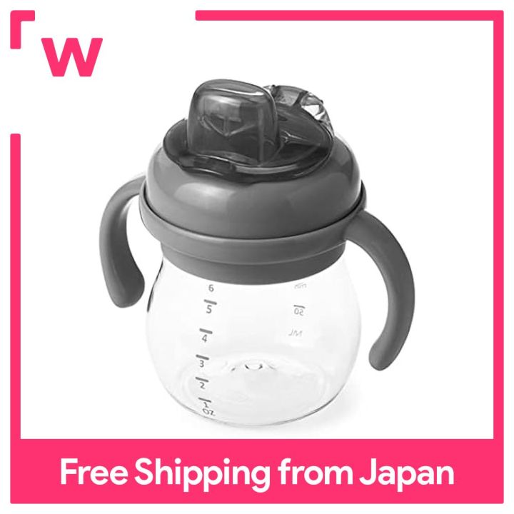 OXO Tot Soft Spout Cup with Glow Handle Gray FDOX61154500 | Lazada PH