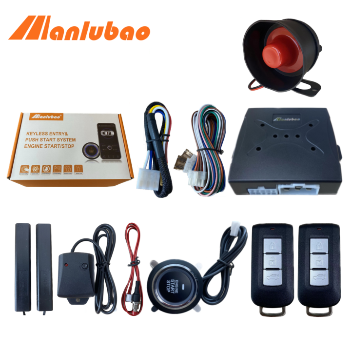 Manlubao C8-K2【With Siren】12V Universal PKE Passive Keyless Entry ... Manlubao C8-K2【With Siren】12V Universal PKE Passive Keyless Entry ...