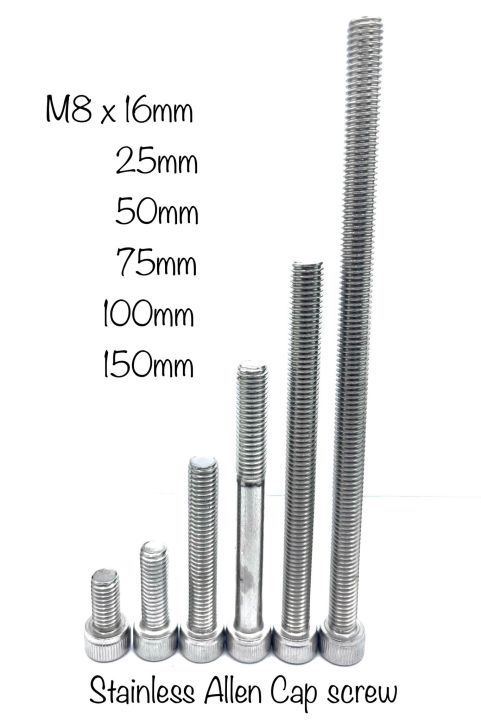 COT Stainless Allen Cap Screw M8 | Lazada PH