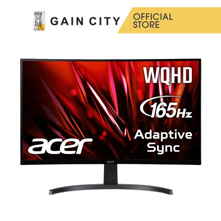 ACER NITRO GAMING MONITOR 27" FHD CURVED VA | 1920x1080 | 180HZ | ED273 ...