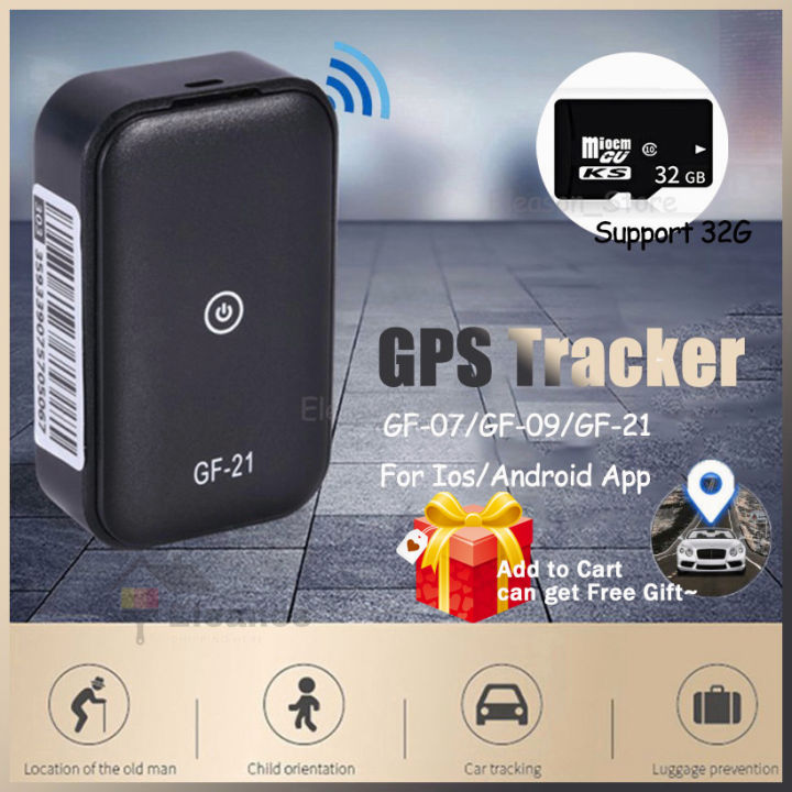 GF22 Mini GPS Tracker Real Time Motorcycle Tracker Anti-Lost Locator Device Voice Control ...