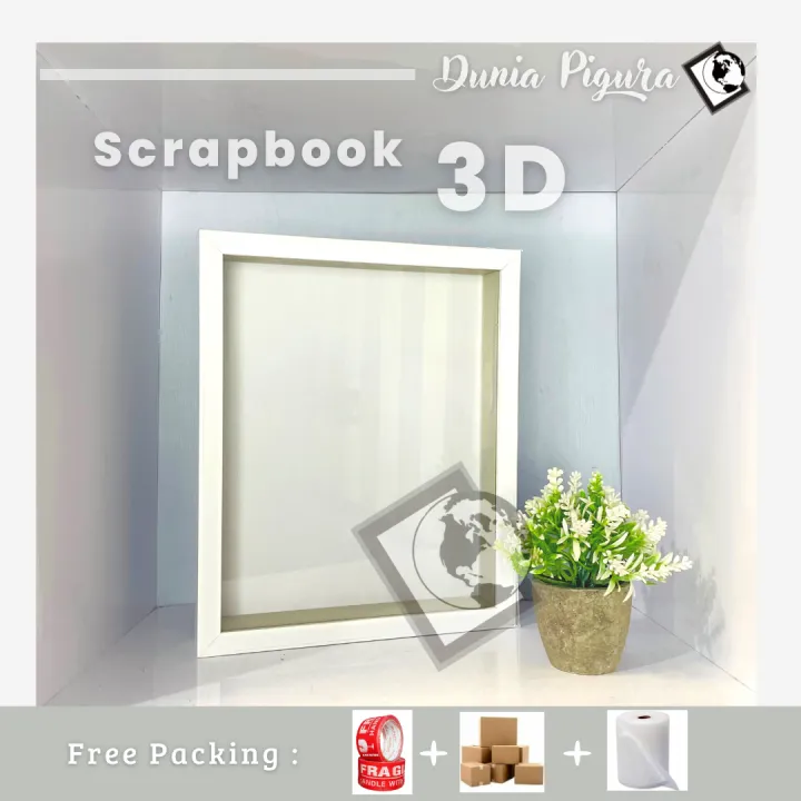 Bingkai 3D Box 30x30 cm | Gift Birthday | Lazada Indonesia