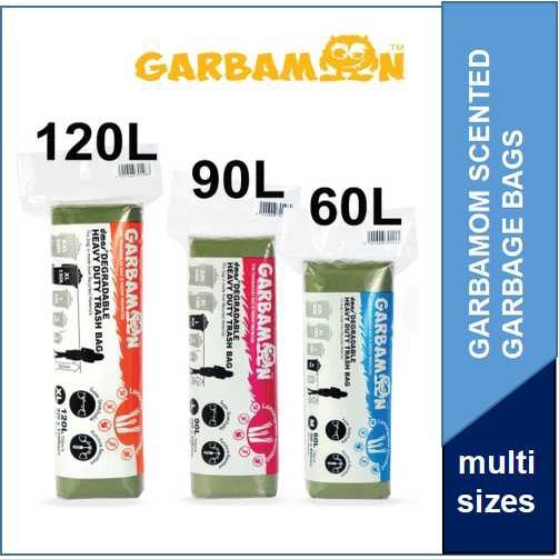 【Bundle of 4】BMS Garbamon Heavy duty degradable lemongrass scented ...