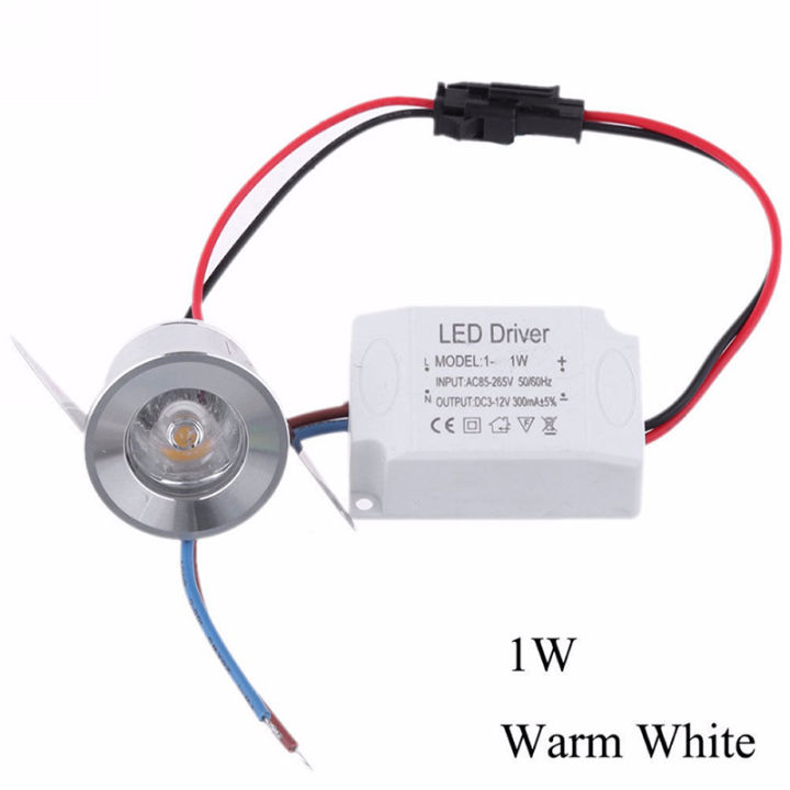 Manao 1/3W Recessed Mini Spotlight Lamp Ceiling Mounted LED Downlight ...