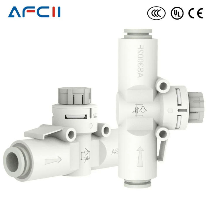 10ชิ้นล็อต SMC Type Speed Controller พร้อม One-Touch Fitting ข้อต่อนิว ... 10ชิ้นล็อต SMC Type Speed Controller พร้อม One-Touch Fitting ข้อต่อนิว ...